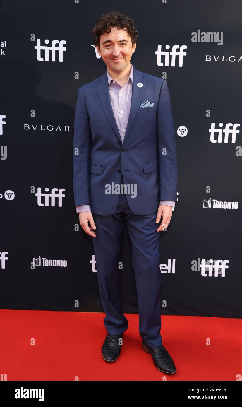 Matt Cook arriving to the "The Greatest Beer Run Ever" premiere during ...