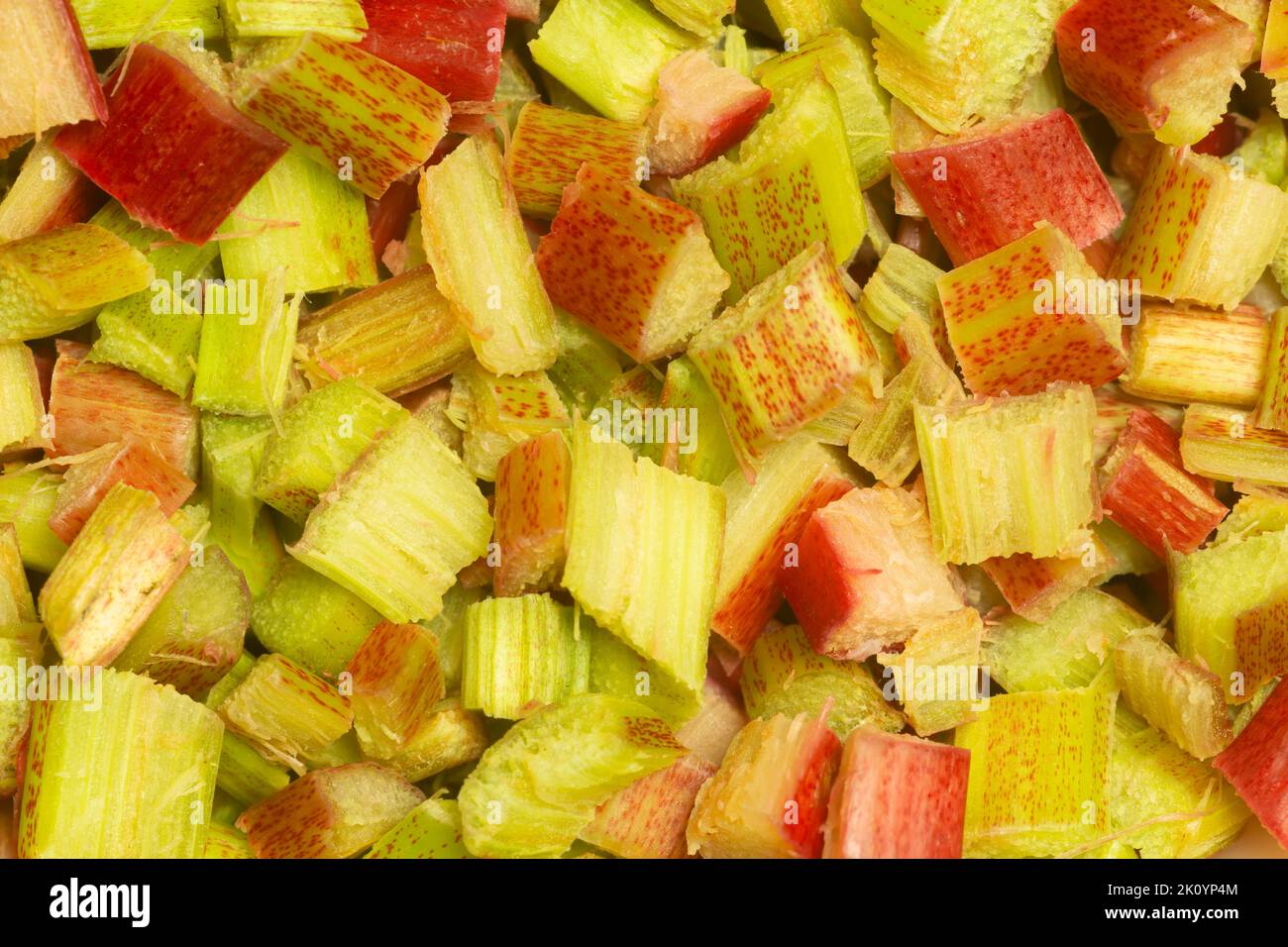 Fresh cut rhubarb ready for cooking Stock Photo - Alamy