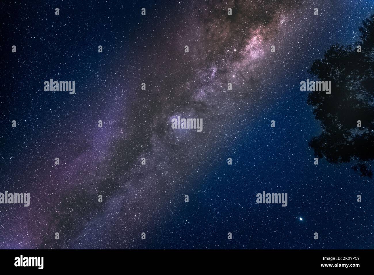 Milky way galaxy and outer deep space view from Atacama desert, Chile ...