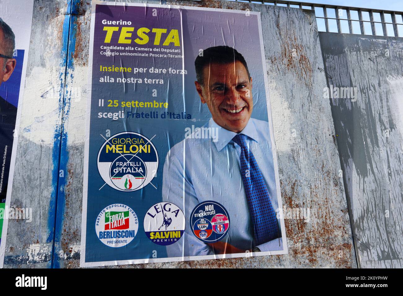 Italian Election wall poster of Fratelli d'Italia with Giorgia Meloni ...