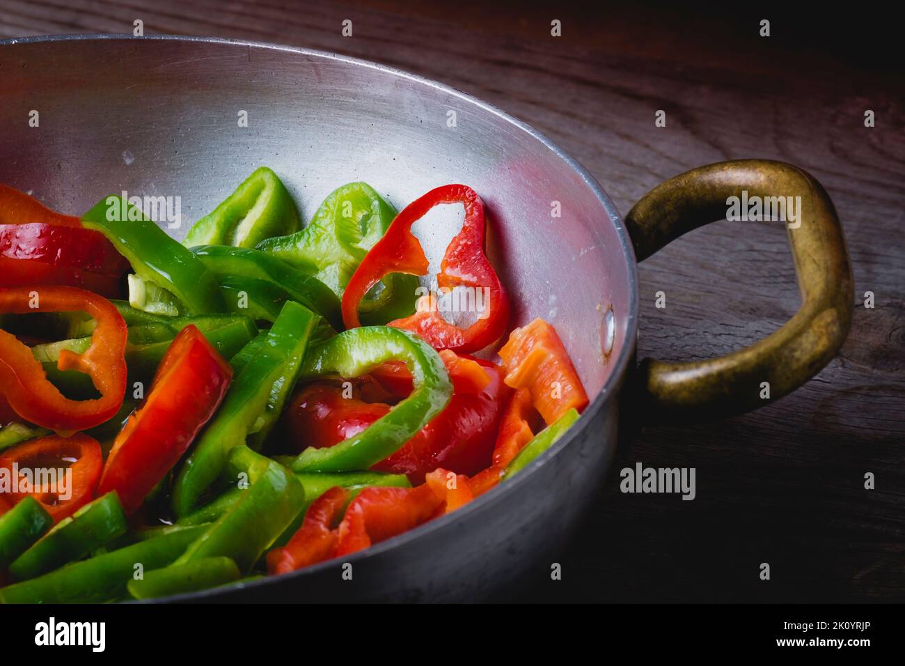 Frying chopped red onions in hi-res stock photography and images - Alamy