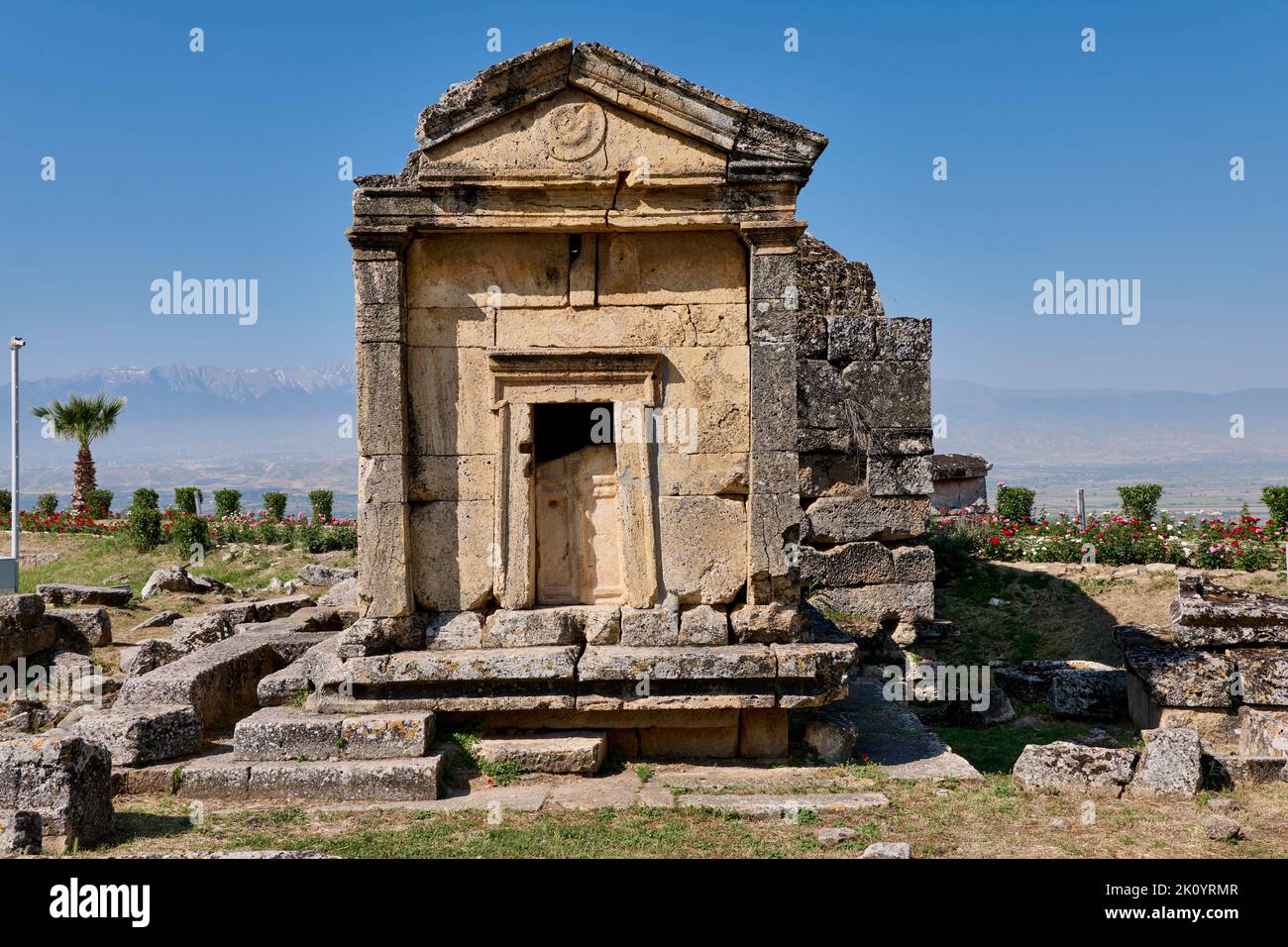 nothern necropolis in Greek Hierapolis Pamukkale Archeological Site ...