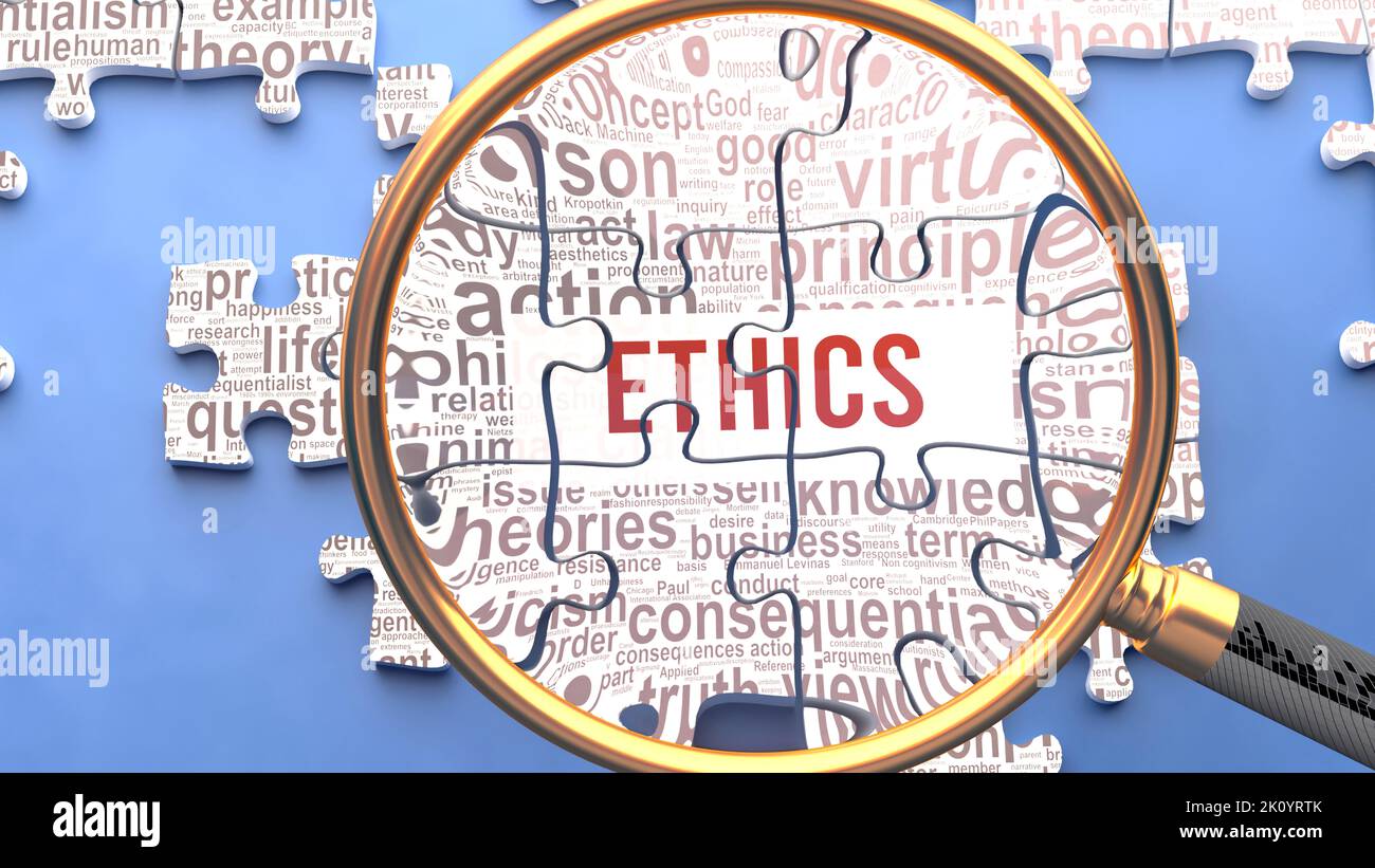 Ethics as a complex and multipart topic under close inspection ...