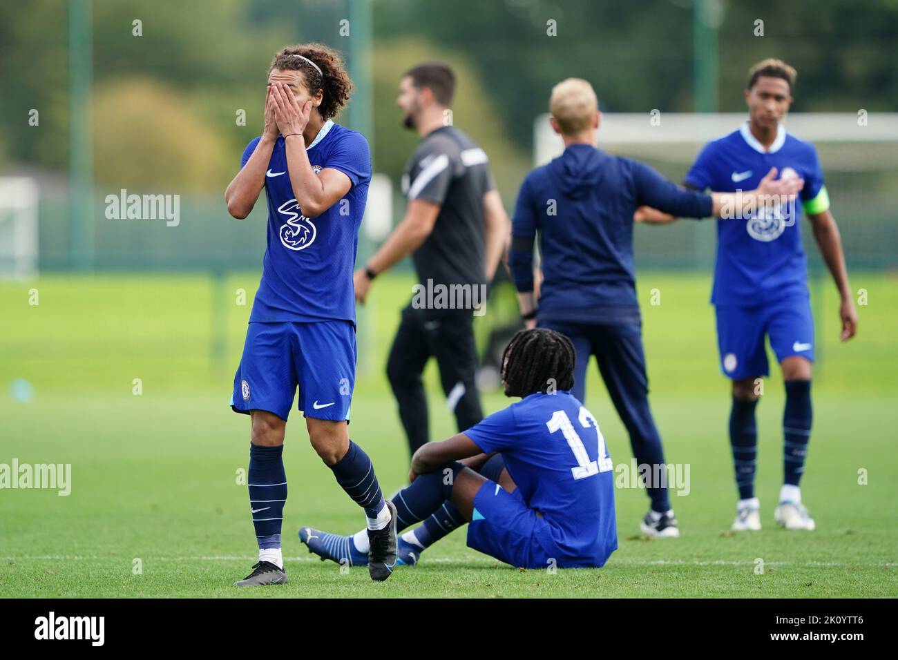 Chelsea's Charlie Webster following the UEFA Youth League match at ...