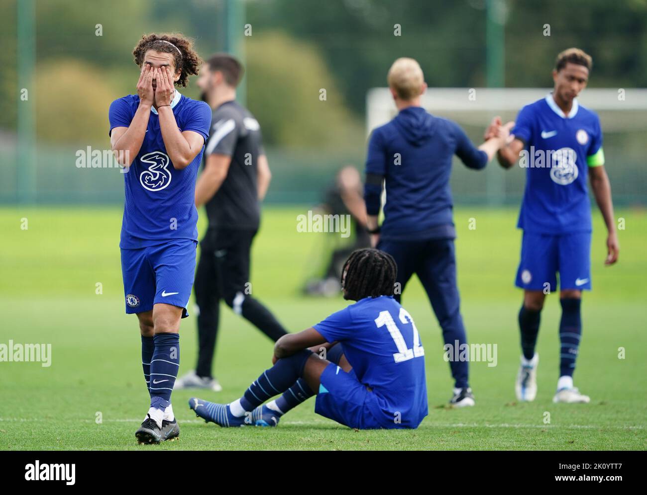 Chelsea's Charlie Webster following the UEFA Youth League match at ...