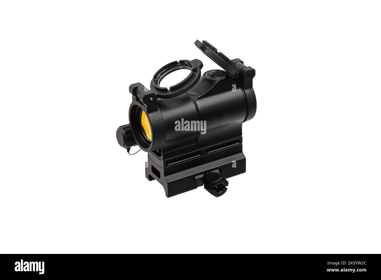 Modern optical collimator sight. Aiming device for shooting at short ...