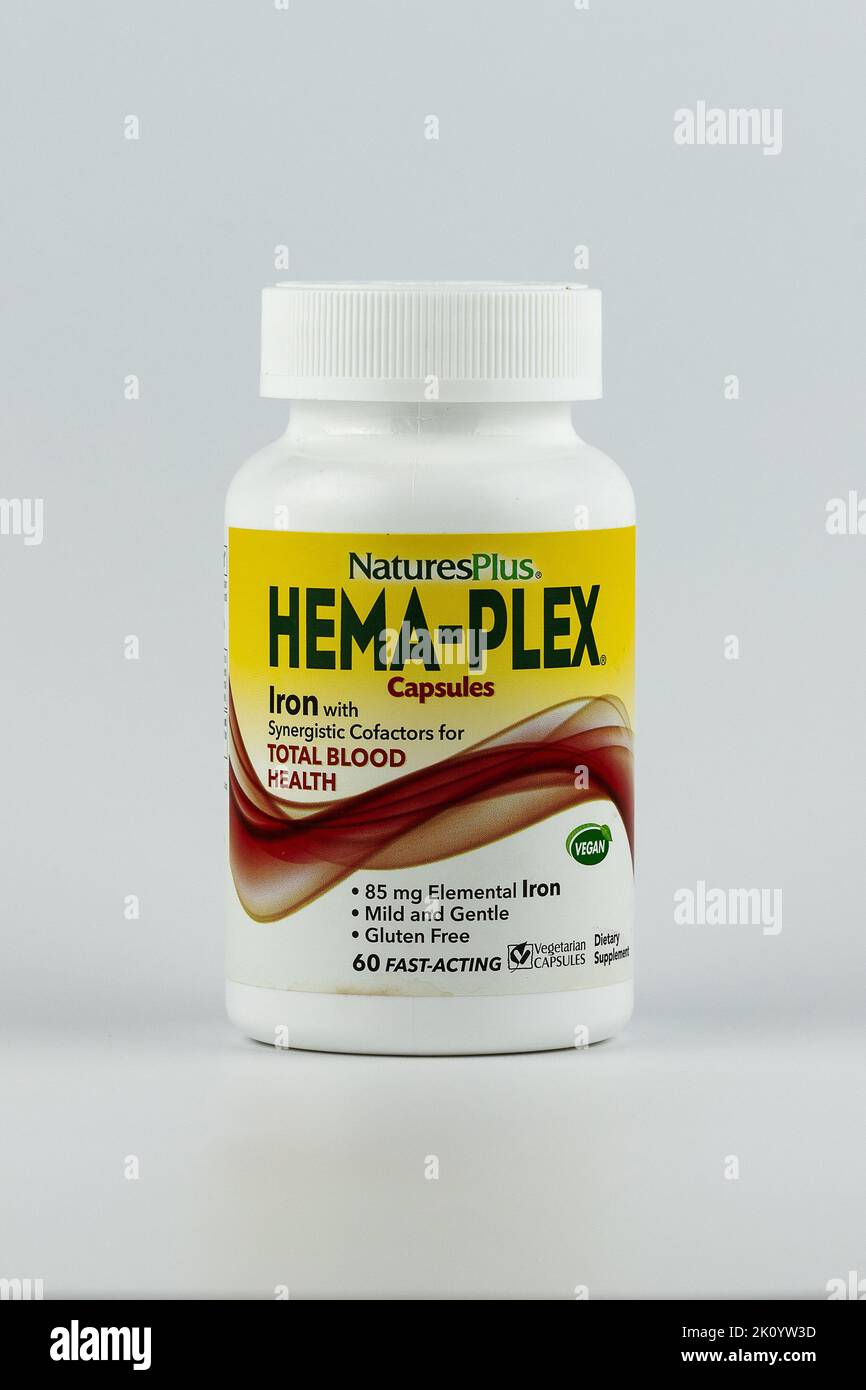 hema-plex capsules editorial. elemental iron dietary supplement in the ...