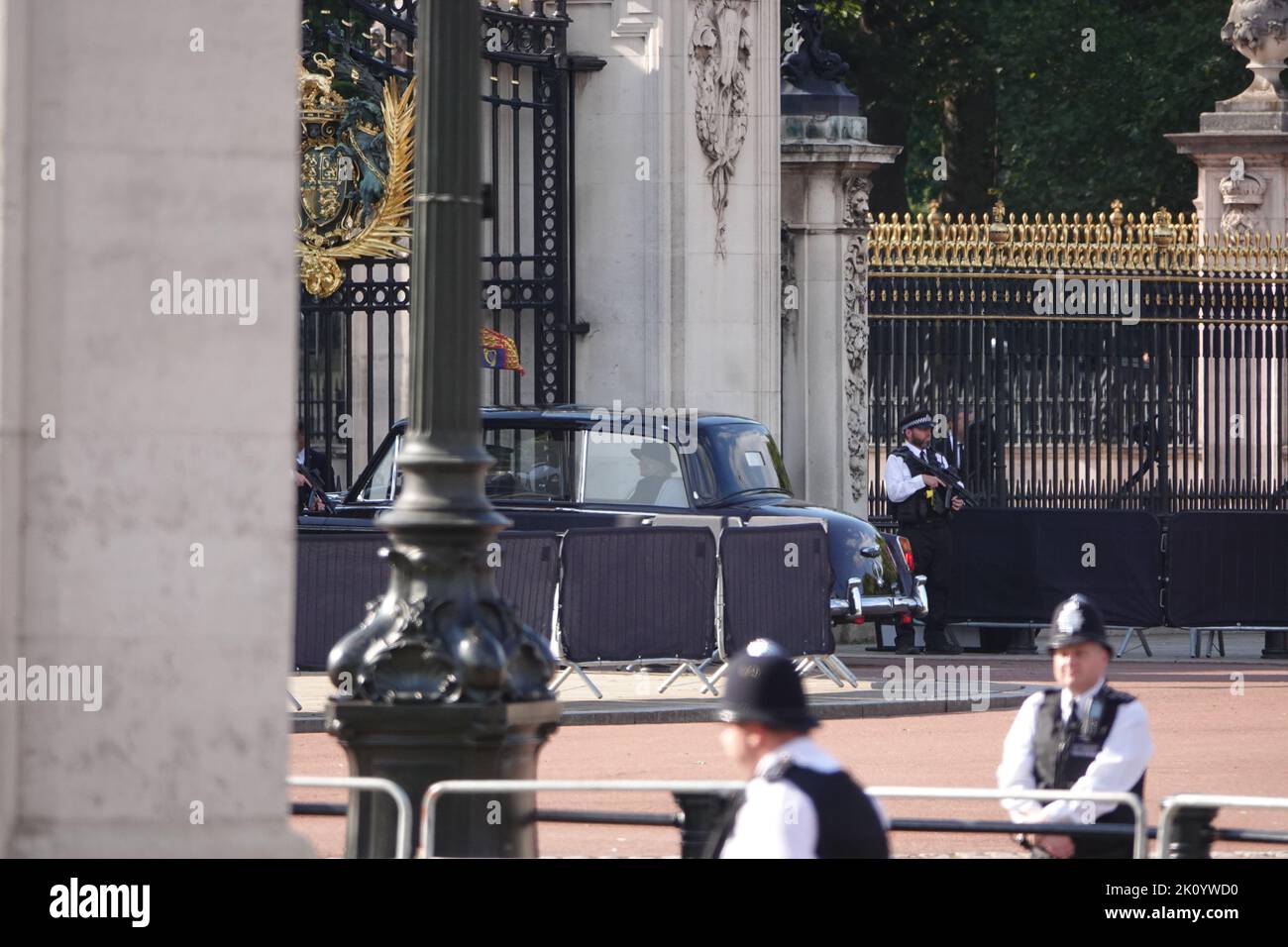 Buckingham Palace, London, UK. 14th September 2022. King Charles III, Camilla the Queen Consort ...