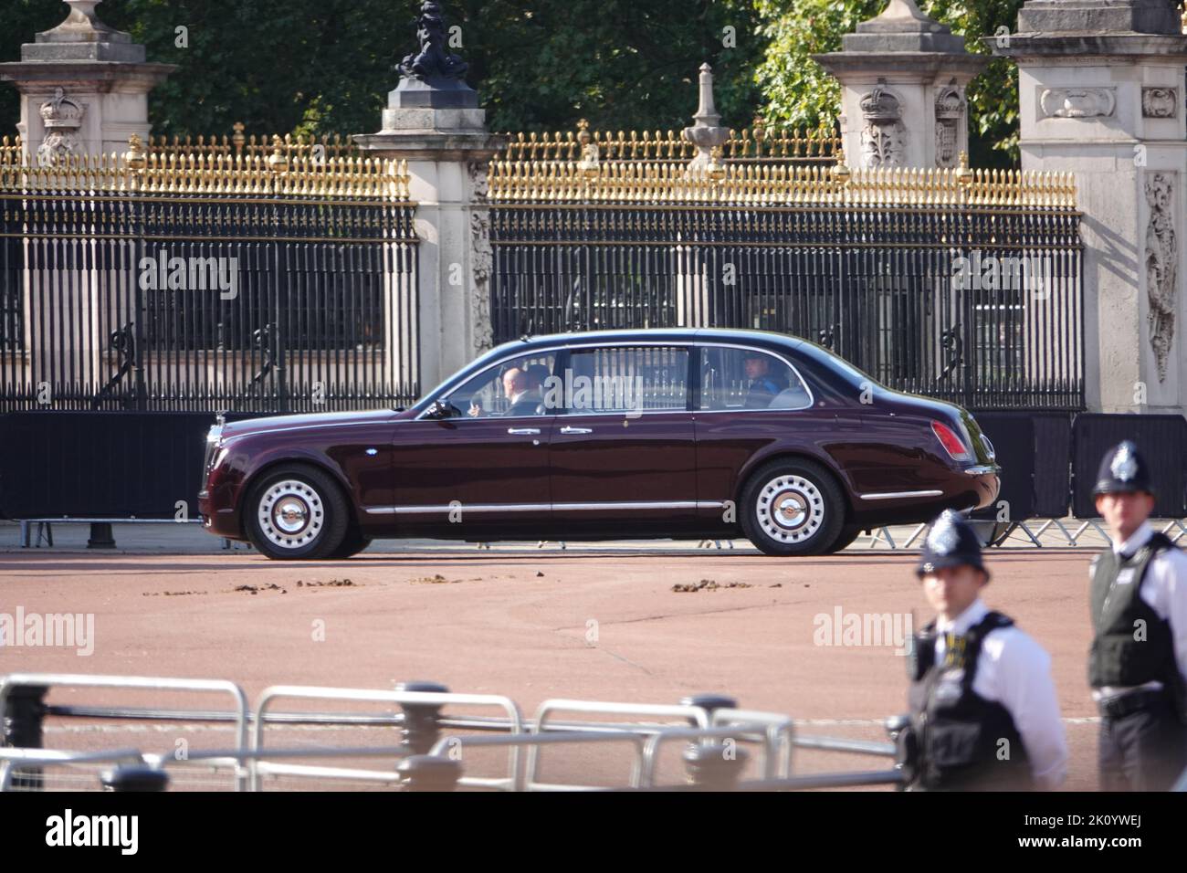 Buckingham Palace, London, UK. 14th September 2022. King Charles III, Camilla the Queen Consort ...