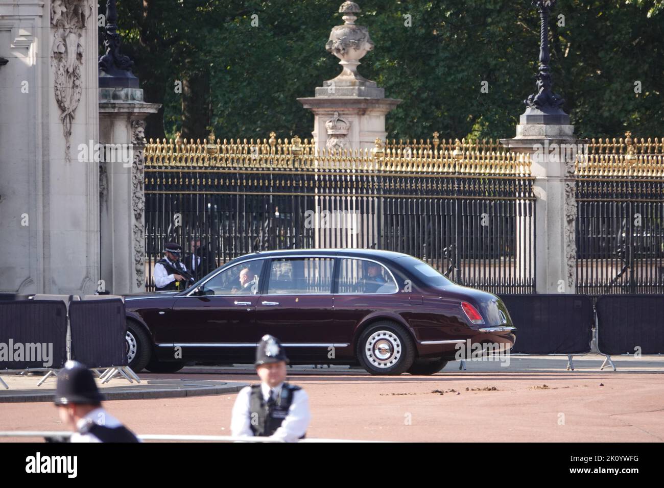 Buckingham Palace, London, UK. 14th September 2022. King Charles III, Camilla the Queen Consort ...
