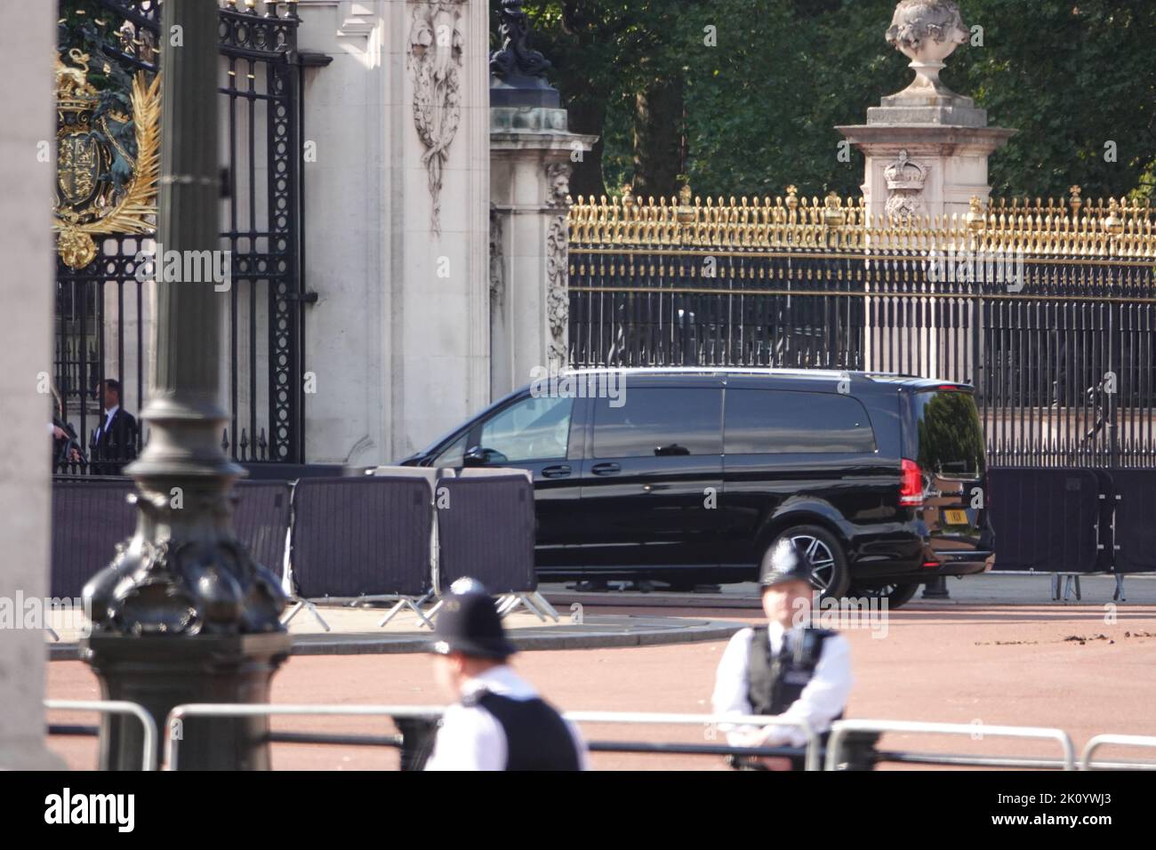 Buckingham Palace, London, UK. 14th September 2022. King Charles III, Camilla the Queen Consort ...