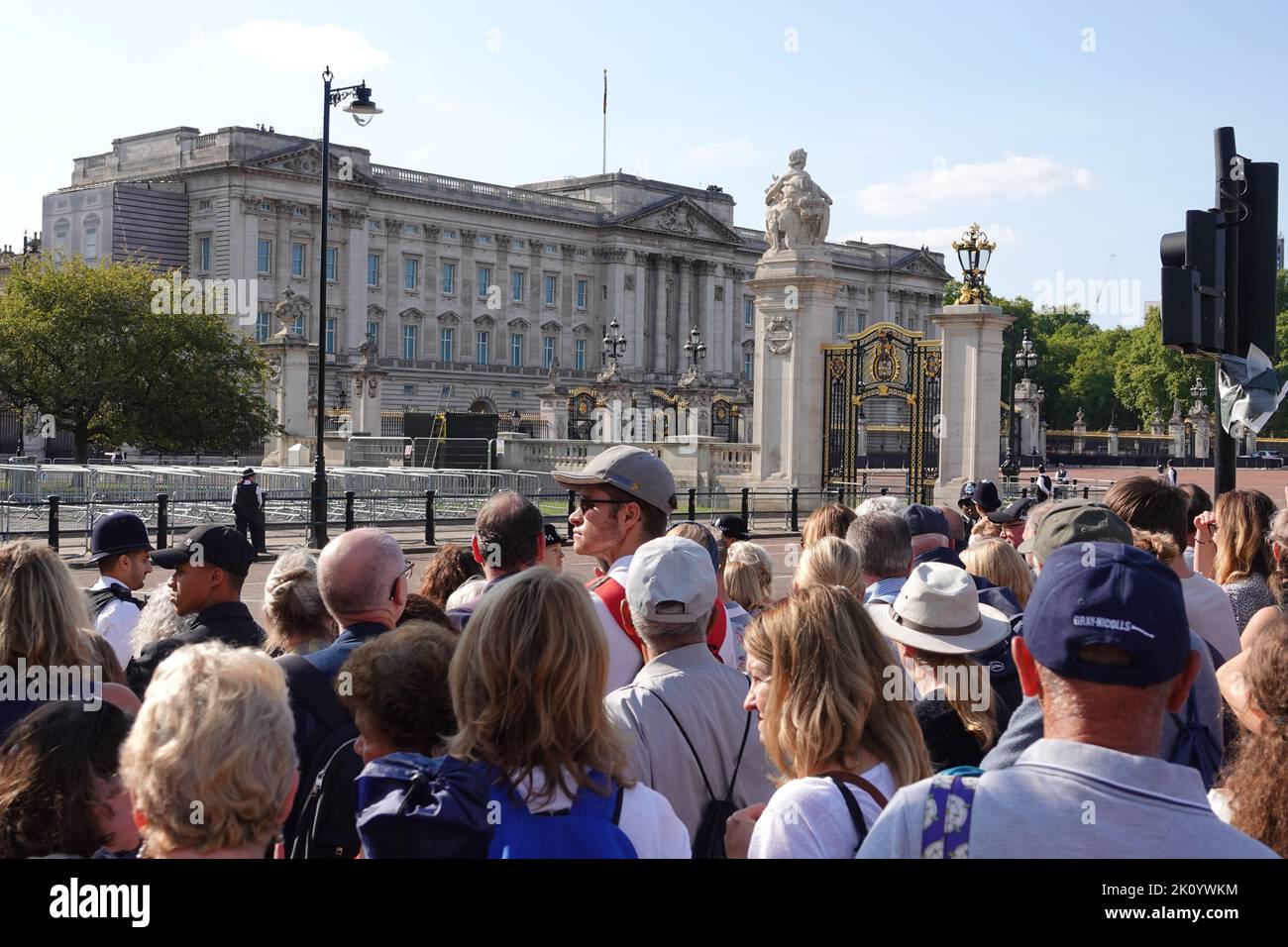 Buckingham Palace, London, UK. 14th September 2022. King Charles III, Camilla the Queen Consort ...