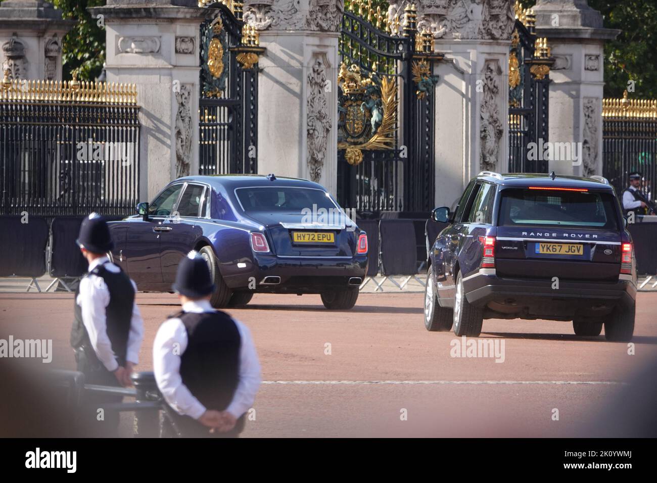 Buckingham Palace, London, UK. 14th September 2022. King Charles III, Camilla the Queen Consort ...
