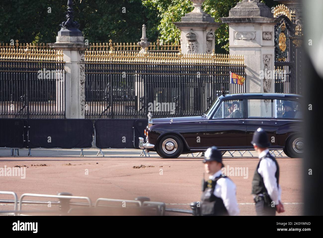 Buckingham Palace, London, UK. 14th September 2022. King Charles III, Camilla the Queen Consort ...