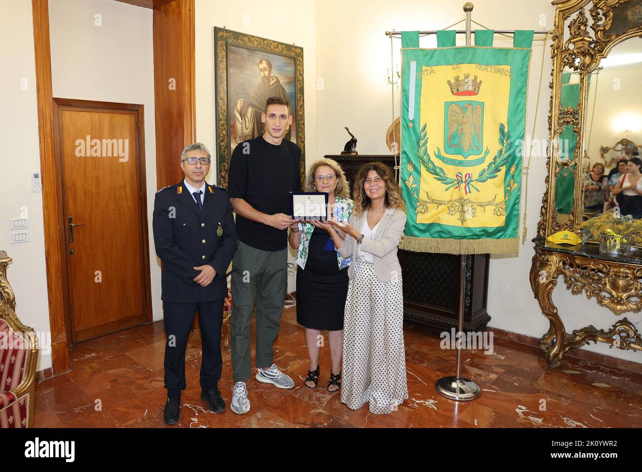 in the photo Roberto Russo world champion of volleyball the commander ...