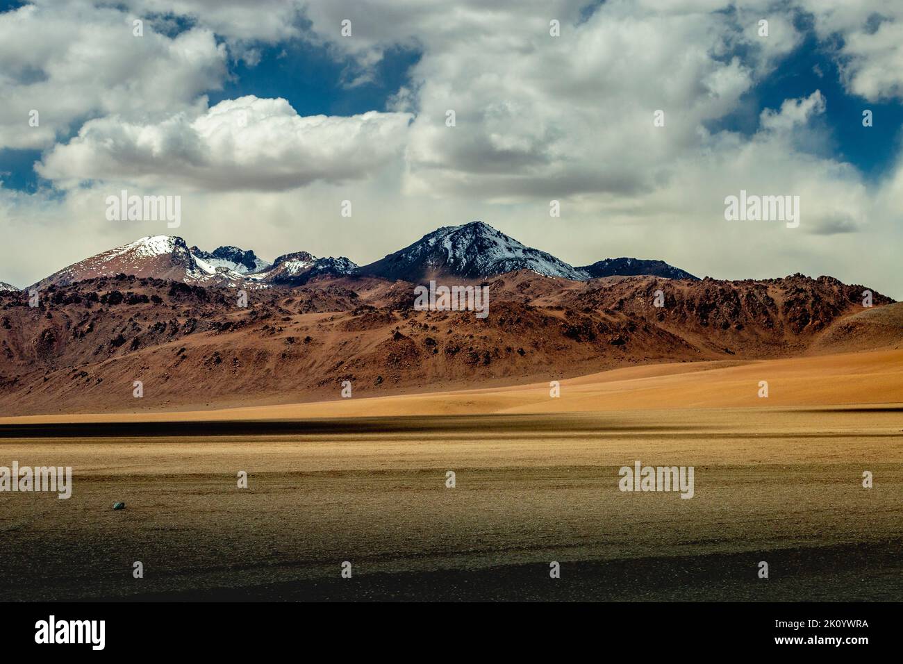 Atacama desert, volcanic arid landscape in Northern Chile, South ...