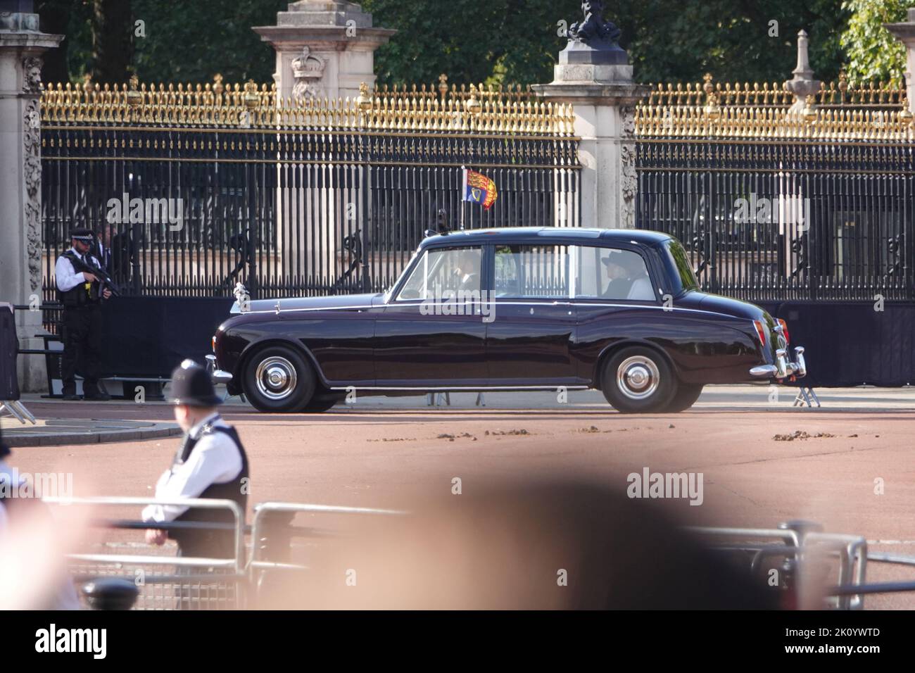 Buckingham Palace, London, UK. 14th September 2022. King Charles III, Camilla the Queen Consort ...