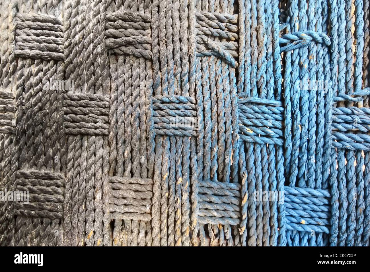 A background of weaved ropes Stock Photo - Alamy