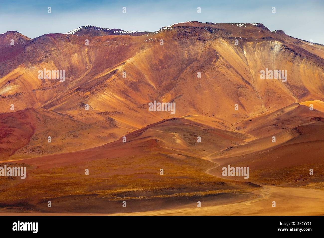 Atacama desert, volcanic arid landscape in Northern Chile, South ...