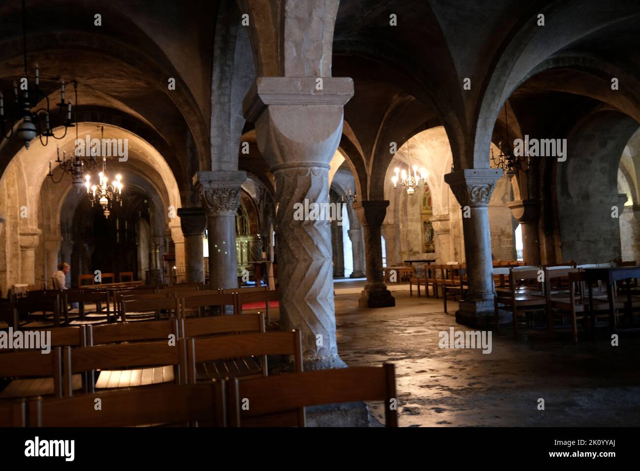 Canterbury cathedral crypt hi-res stock photography and images - Alamy