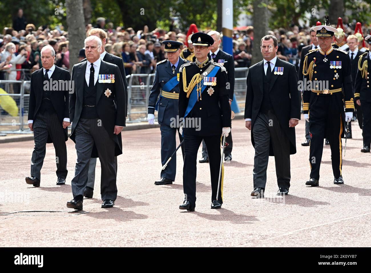 (left to right) The Earl of Snowdon, the Duke of York, the Duke of ...