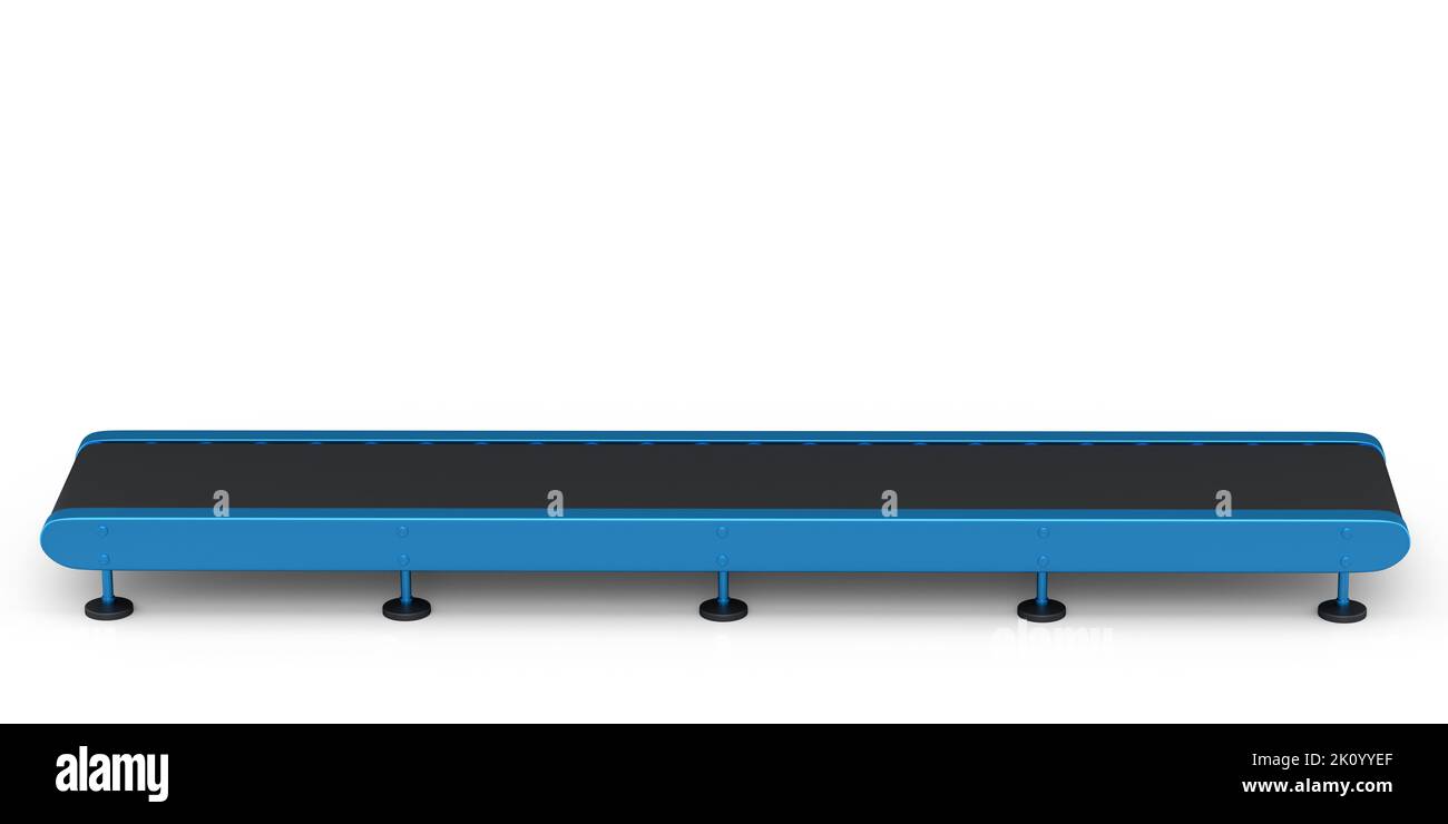 Airport luggage conveyor belt, manufacture line or baggage claim area ...