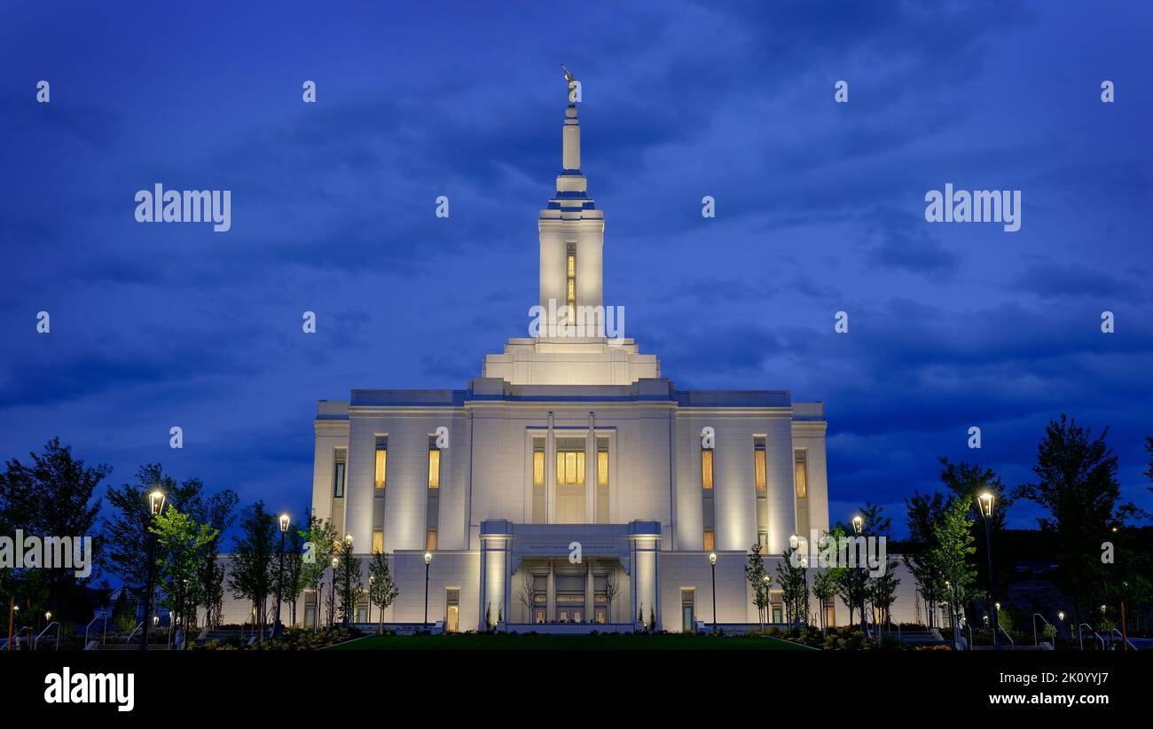 Pocatello Idaho LDS Temple building Mormon Church of Jesus Christ ...