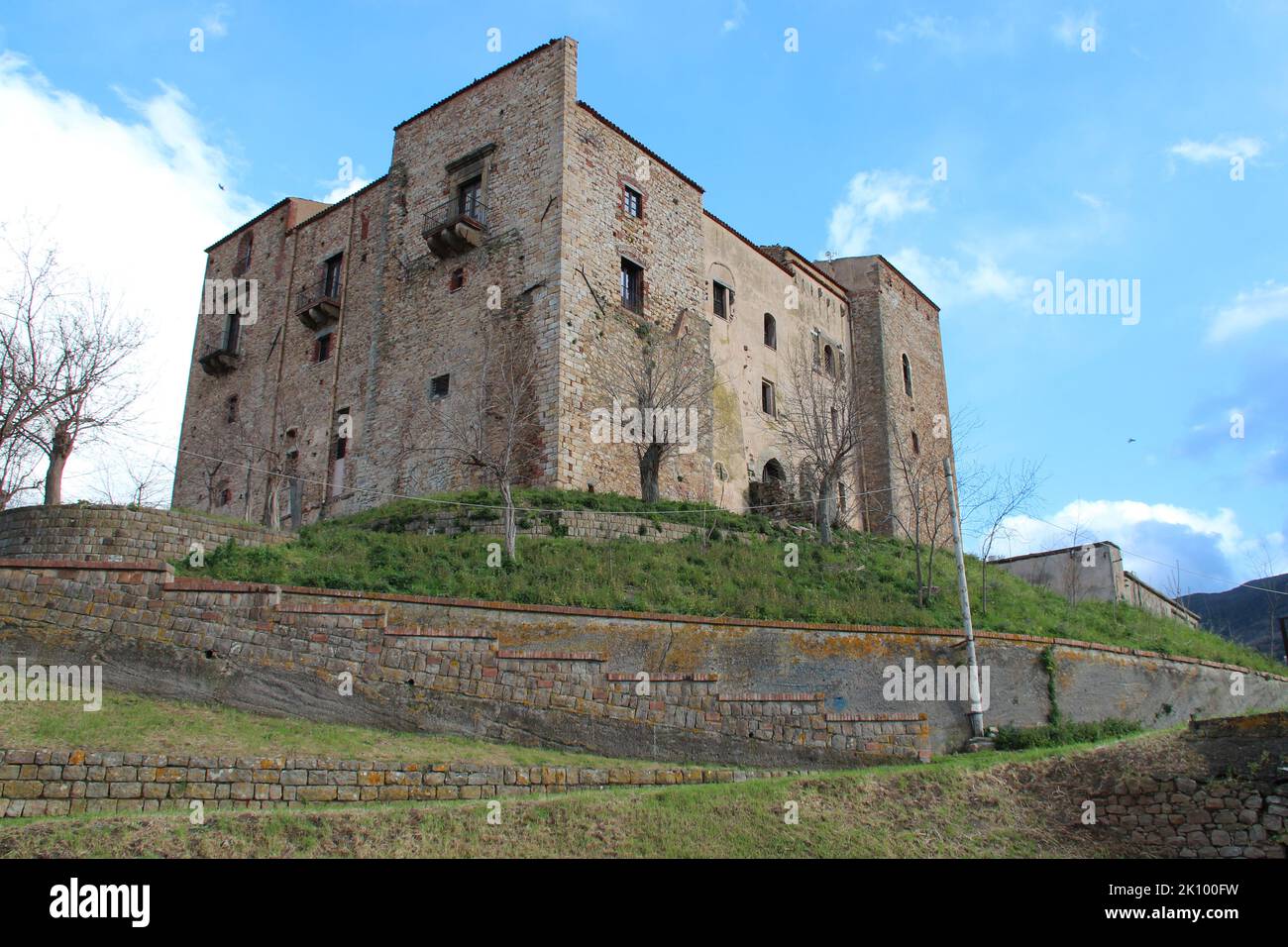 medieval castle in castelbuono in sicily (italy Stock Photo - Alamy