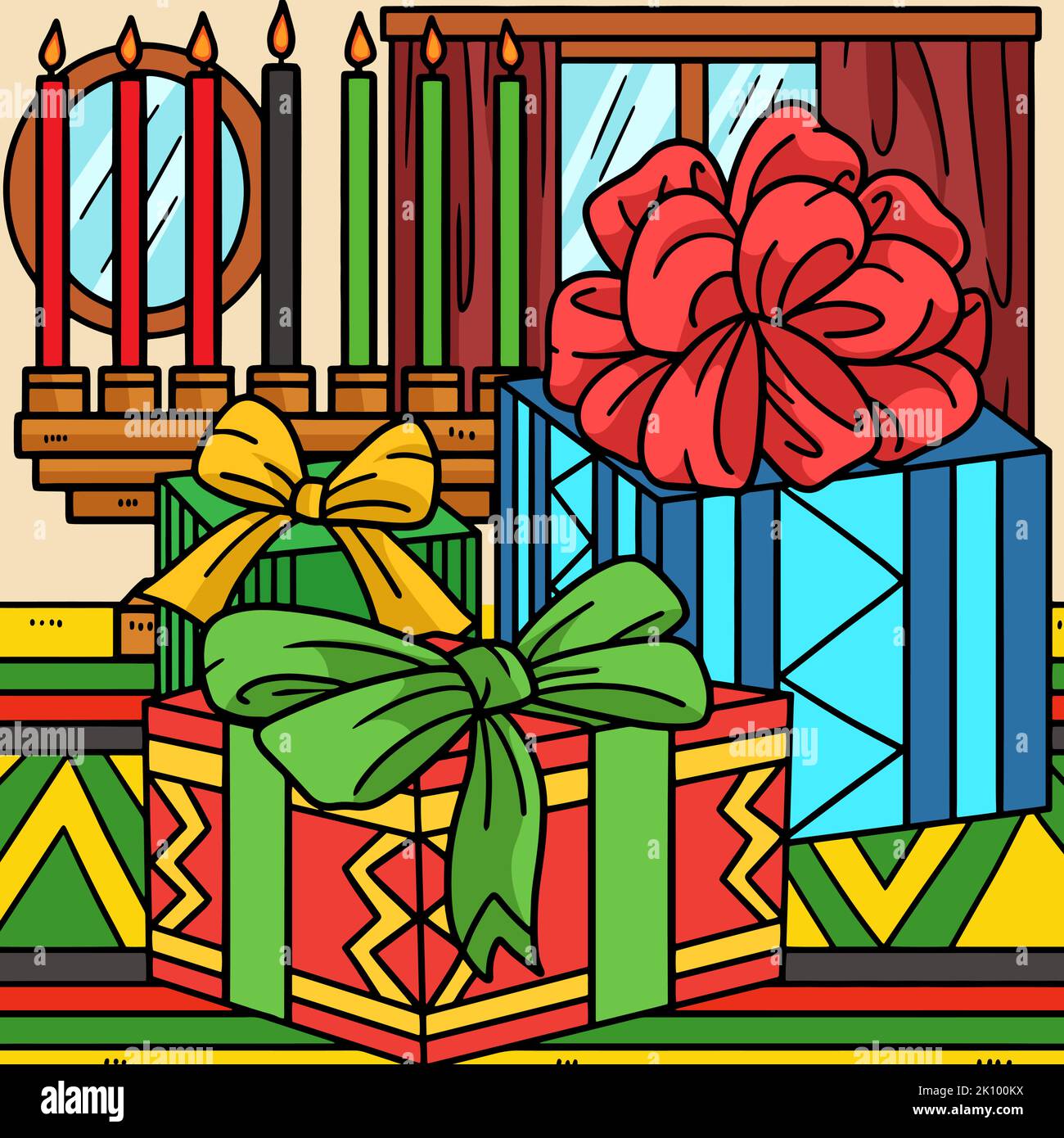 Presents kinara hi-res stock photography and images - Alamy