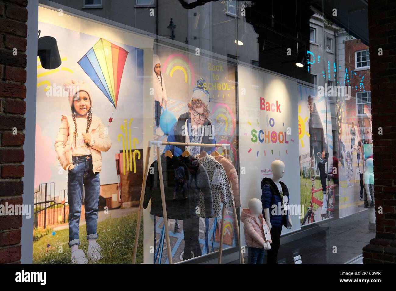 primark clothing shop window display,canterbury,kent,uk september 2022 ...