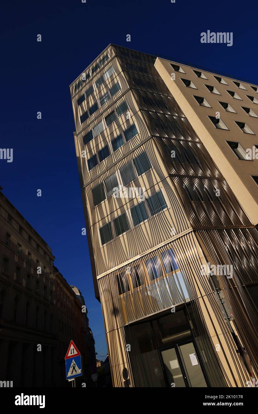 Architektur, Modern, Wien, moderne Architektur, in der Innenstadt mit ...