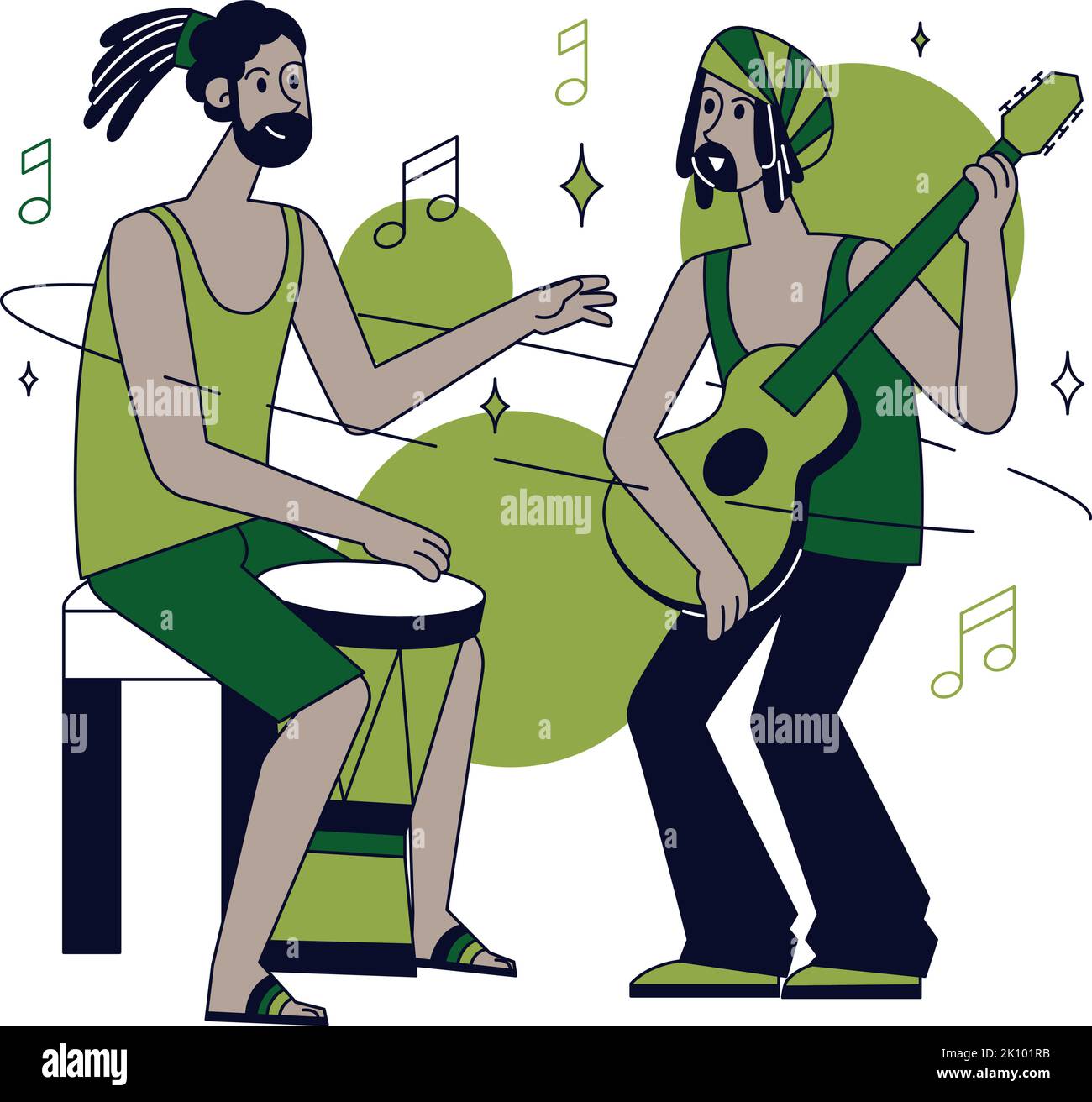 Samba model Stock Vector Images - Alamy