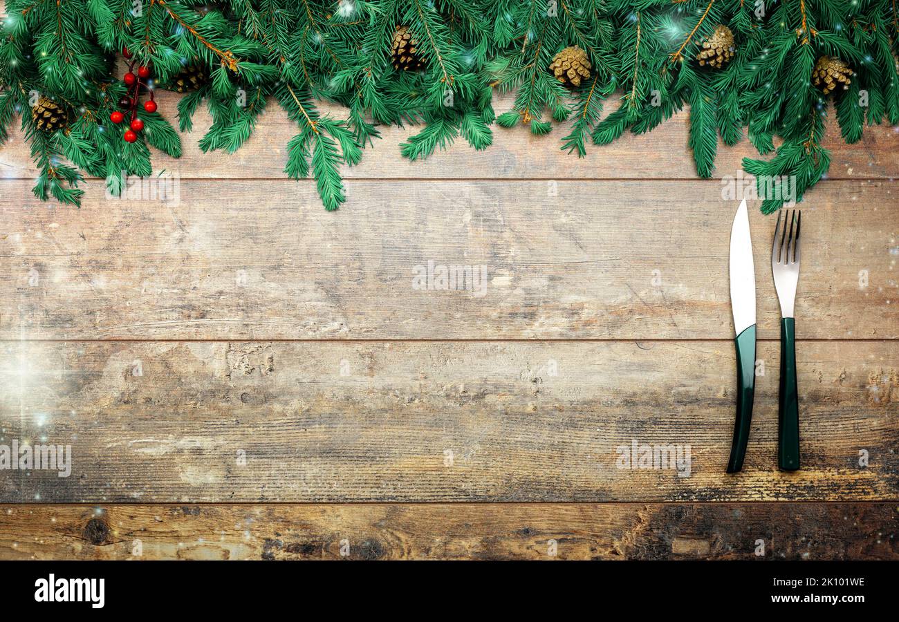 Authentic christmas table setting hi-res stock photography and images ...