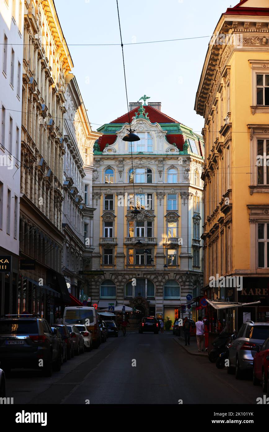 Vienna, Architektur in der Innenstadt oder Altstadt von Wien Österreich ...