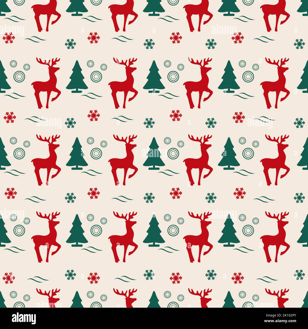Happy new year 2023, Merry Christmas Seamless pattern Vector ...