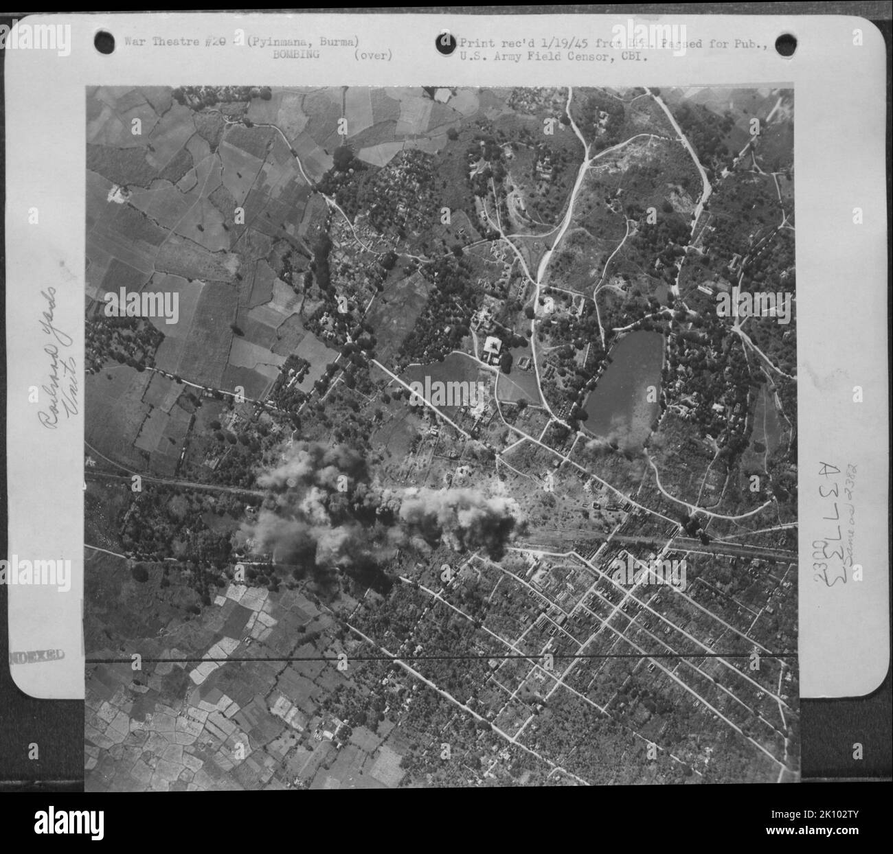 Aircraft, Burma, India & Bombing Stock Photo - Alamy