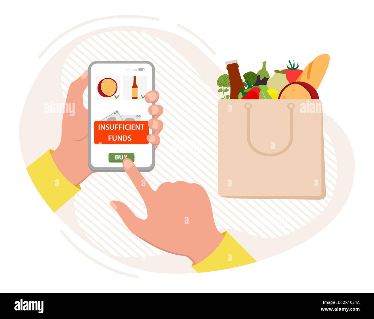 Purchasing power vector vectors hi-res stock photography and images - Alamy