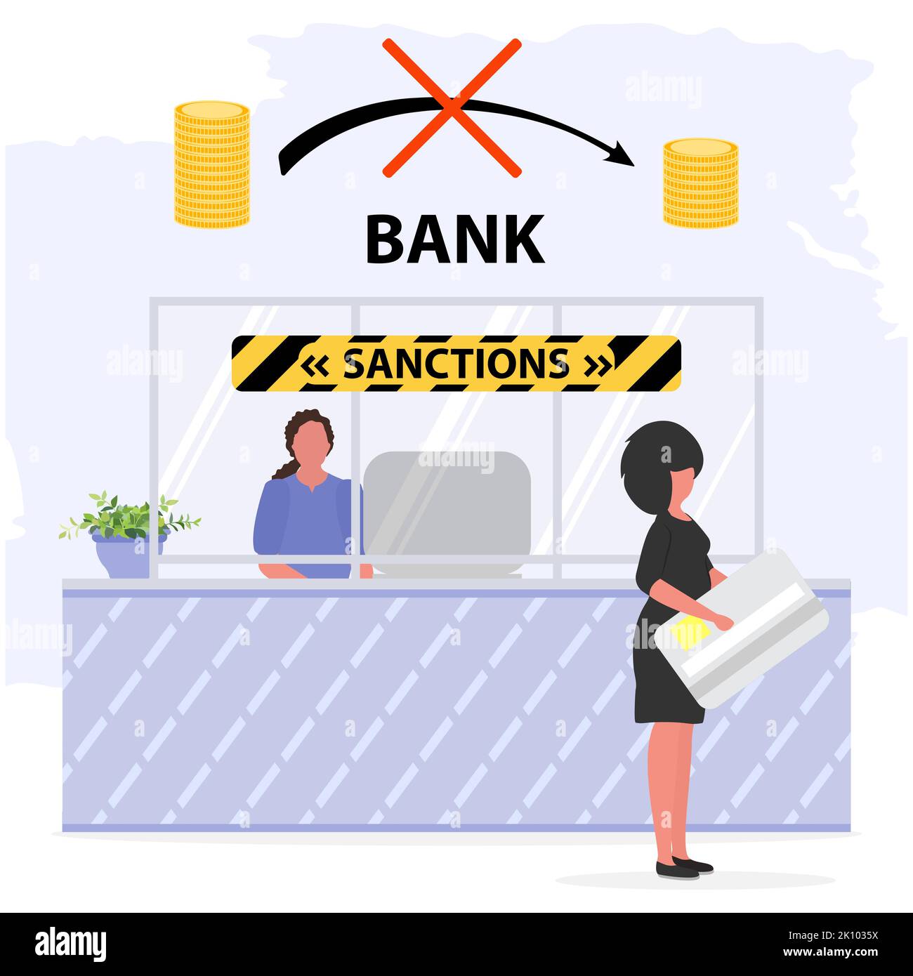 Sanctions restrictions Stock Vector Images - Alamy