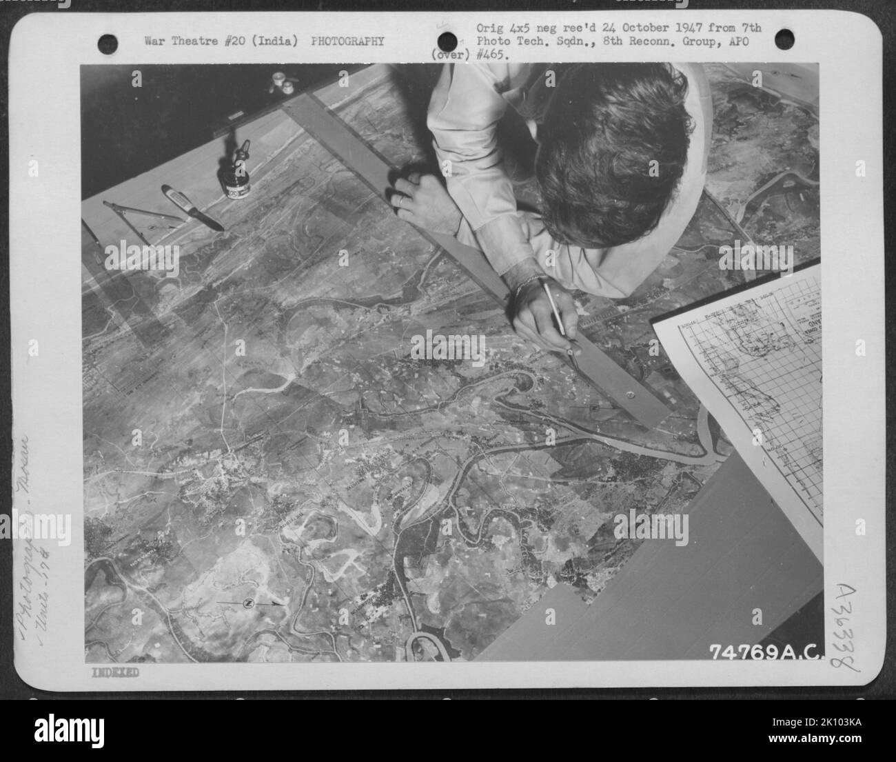 Aircraft, Burma, India &PHOTOGRAPHY, Operations &MAPPING War Stock ...