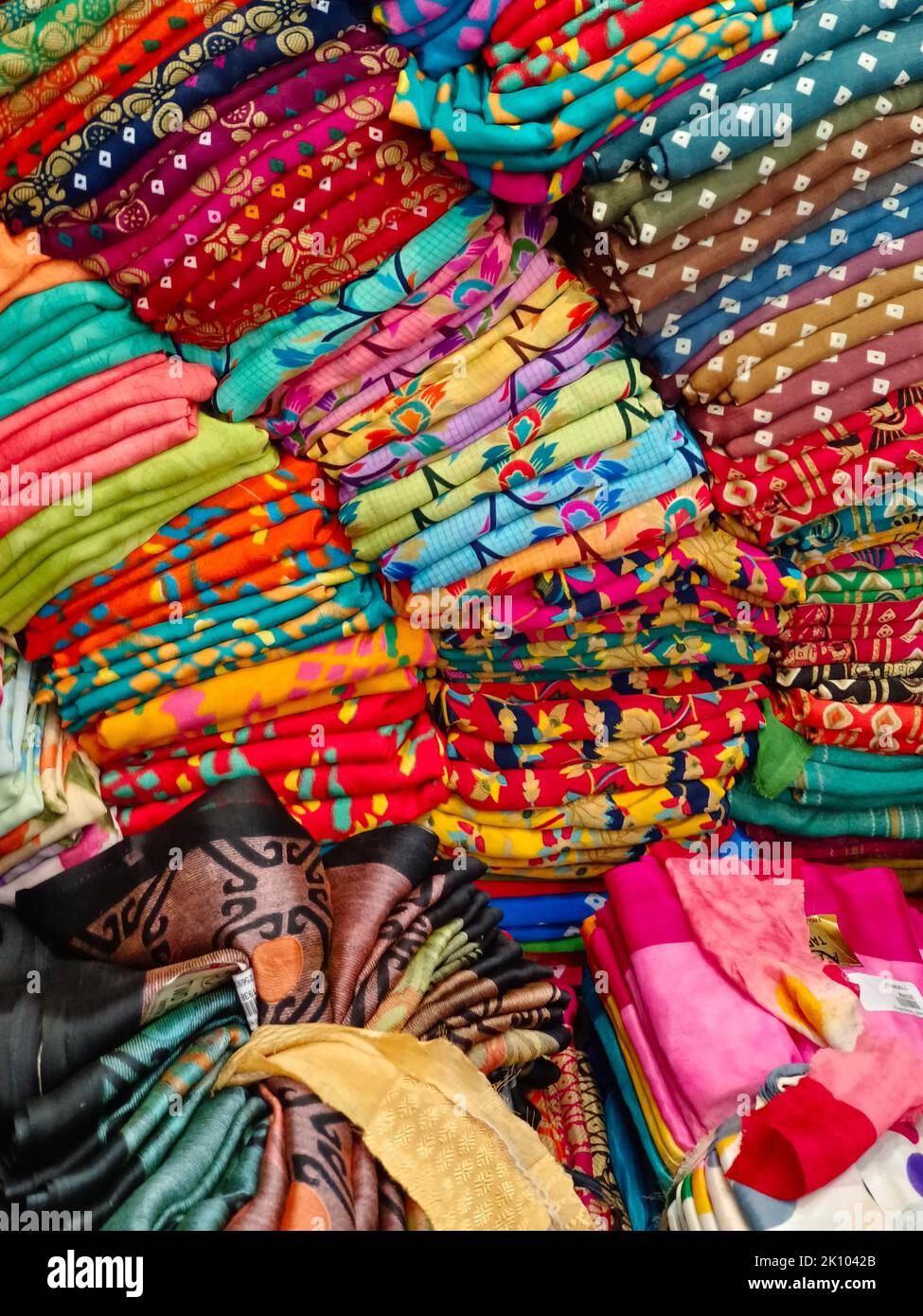 Pune, Maharashtra, India, 14 September 2022, Saree Shop during festival ...