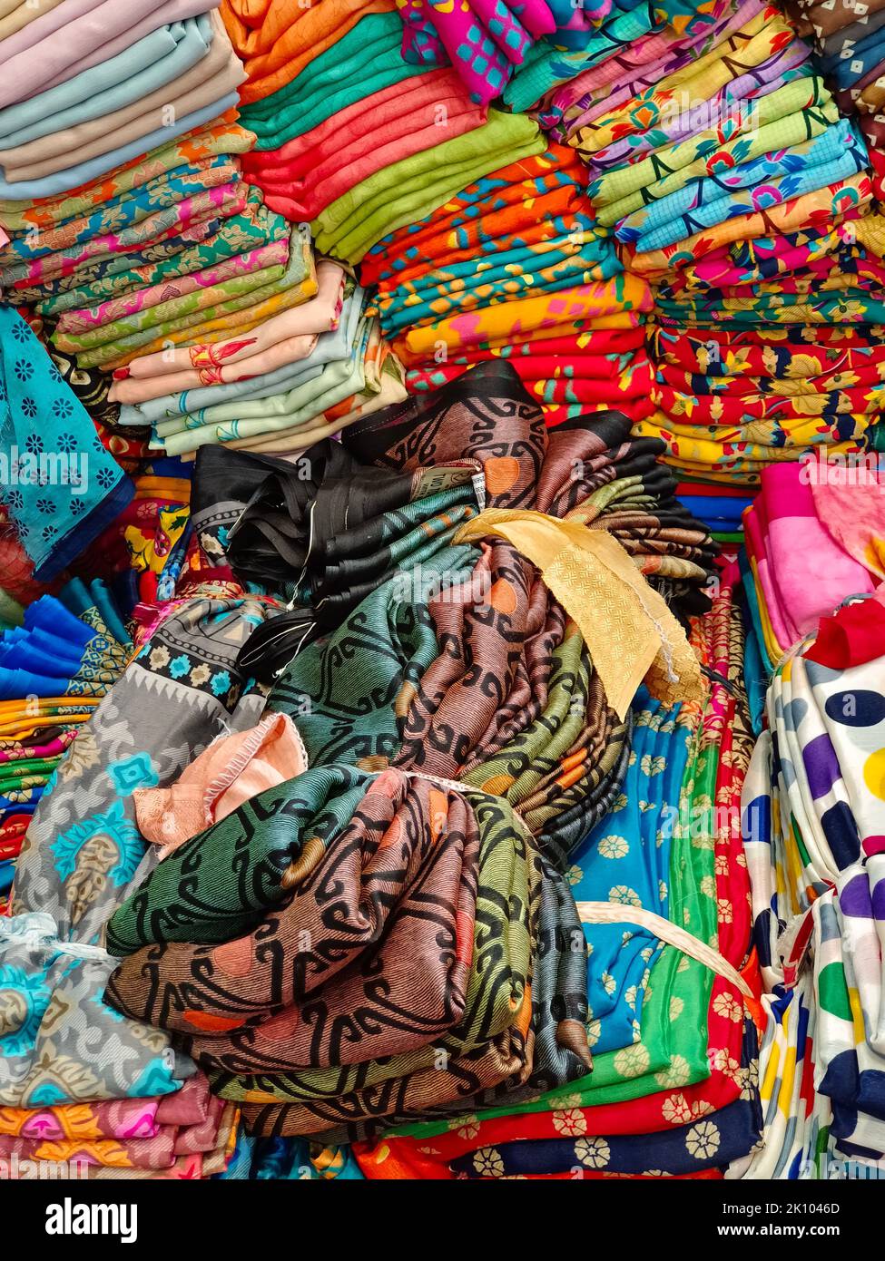 Pune, Maharashtra, India, 14 September 2022, Saree Shop during festival ...