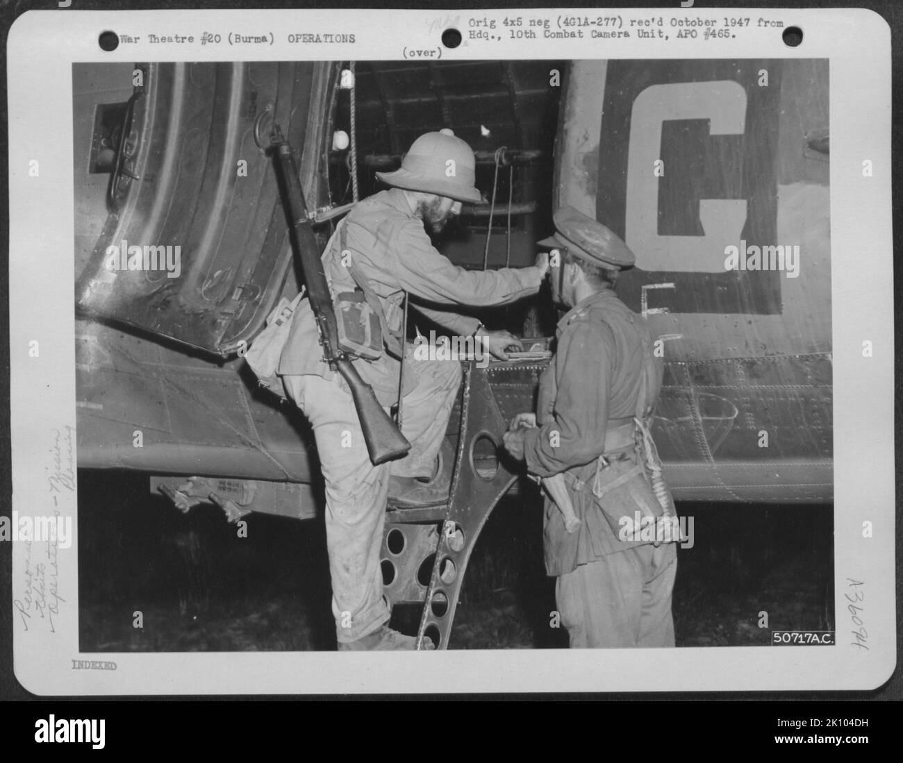 Aircraft, Burma, India &Operations War Stock Photo - Alamy