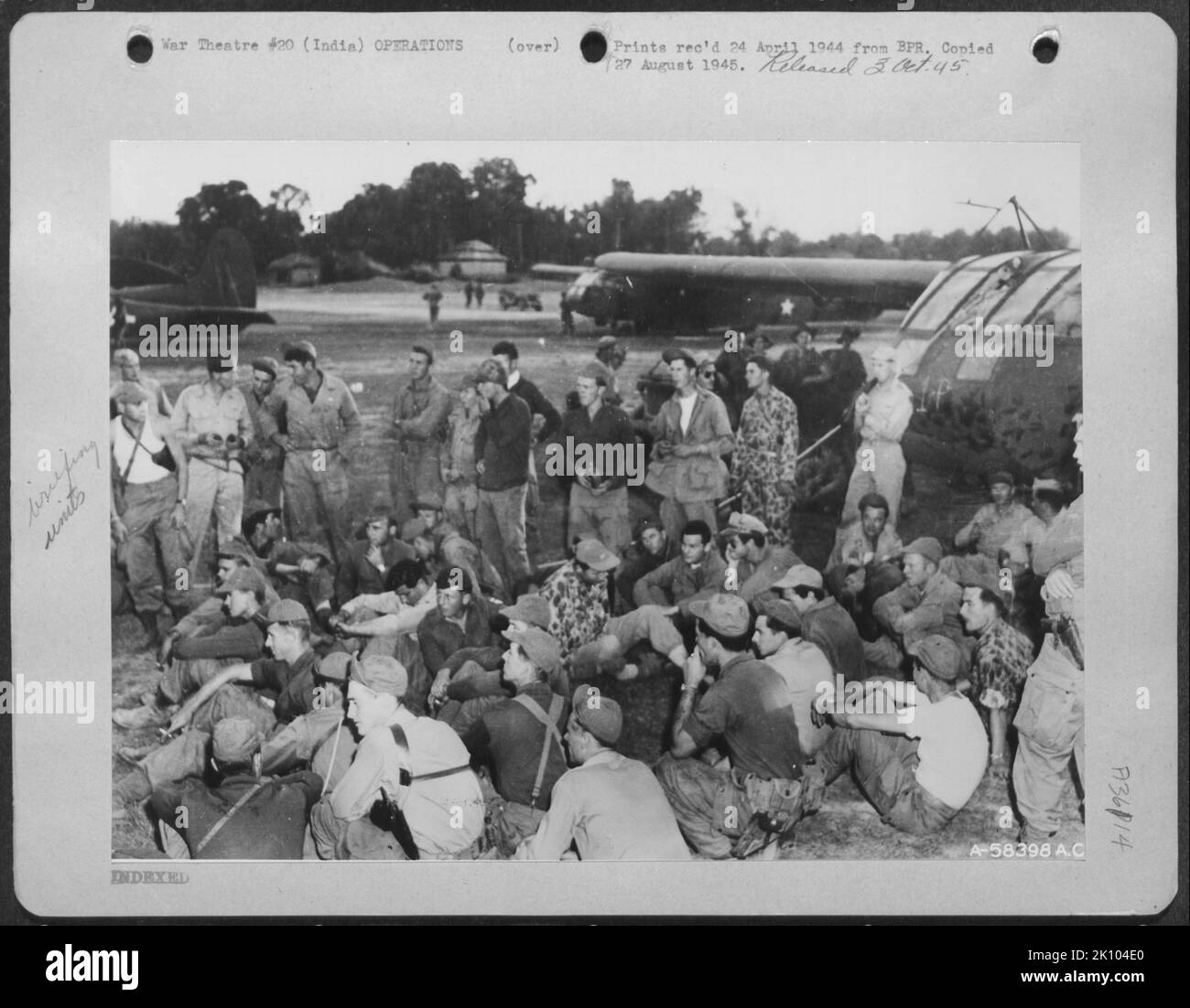 Aircraft, Burma, India &Operations War Stock Photo - Alamy