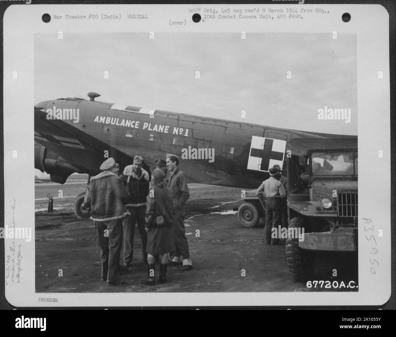 Aircraft, Burma, India &MEDICAL, EVACUATION,Air War Stock Photo - Alamy