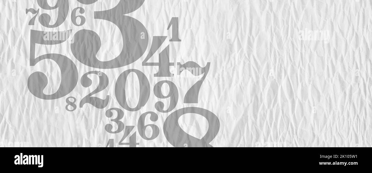 Creative and modern background with numbers Stock Photo - Alamy