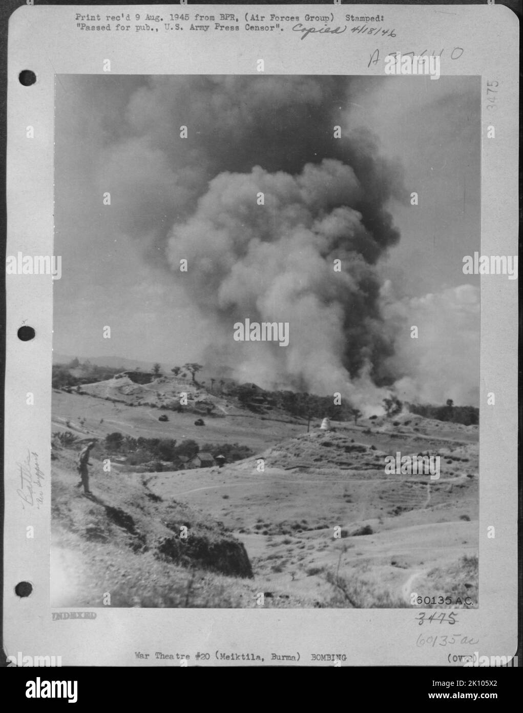 Aircraft, Burma, India & Bombing Stock Photo - Alamy
