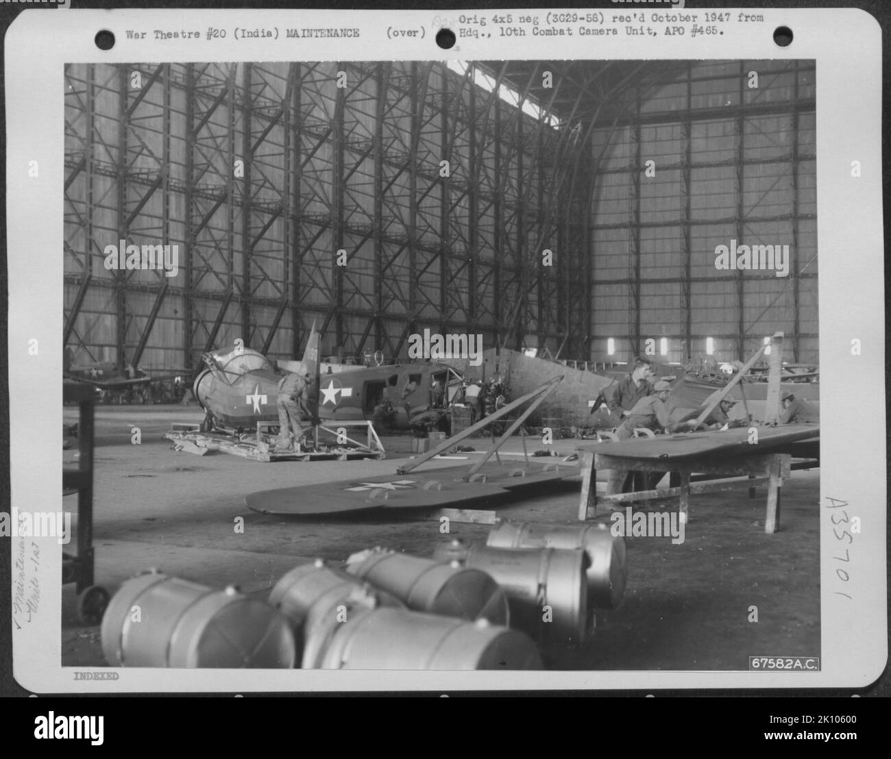 Airframe maintenance Black and White Stock Photos & Images - Alamy