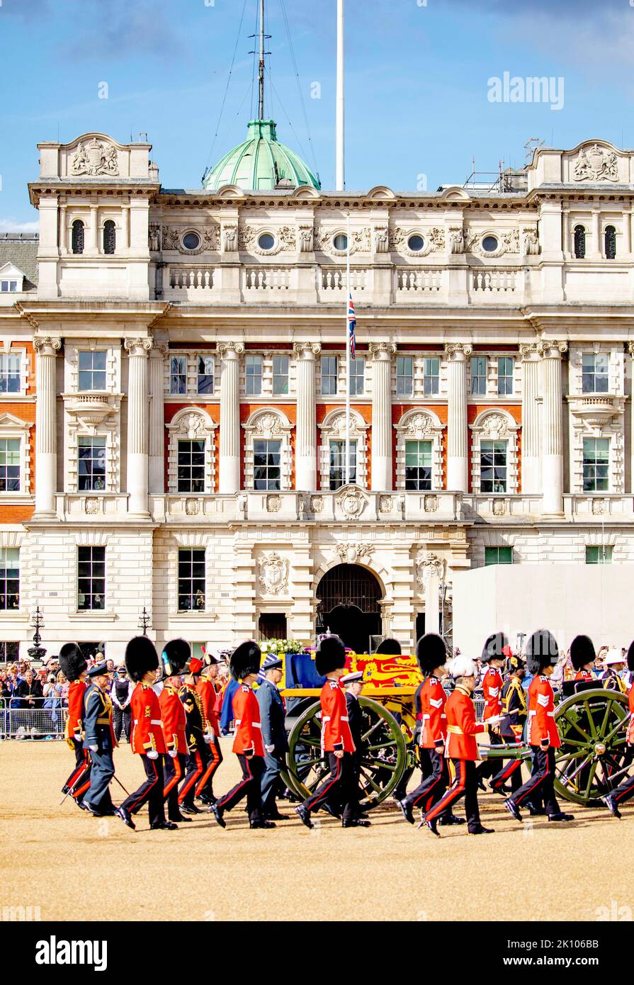London, UK. 14th Sep, 2022. The Coffin of Queen Elizabeth II of the ...