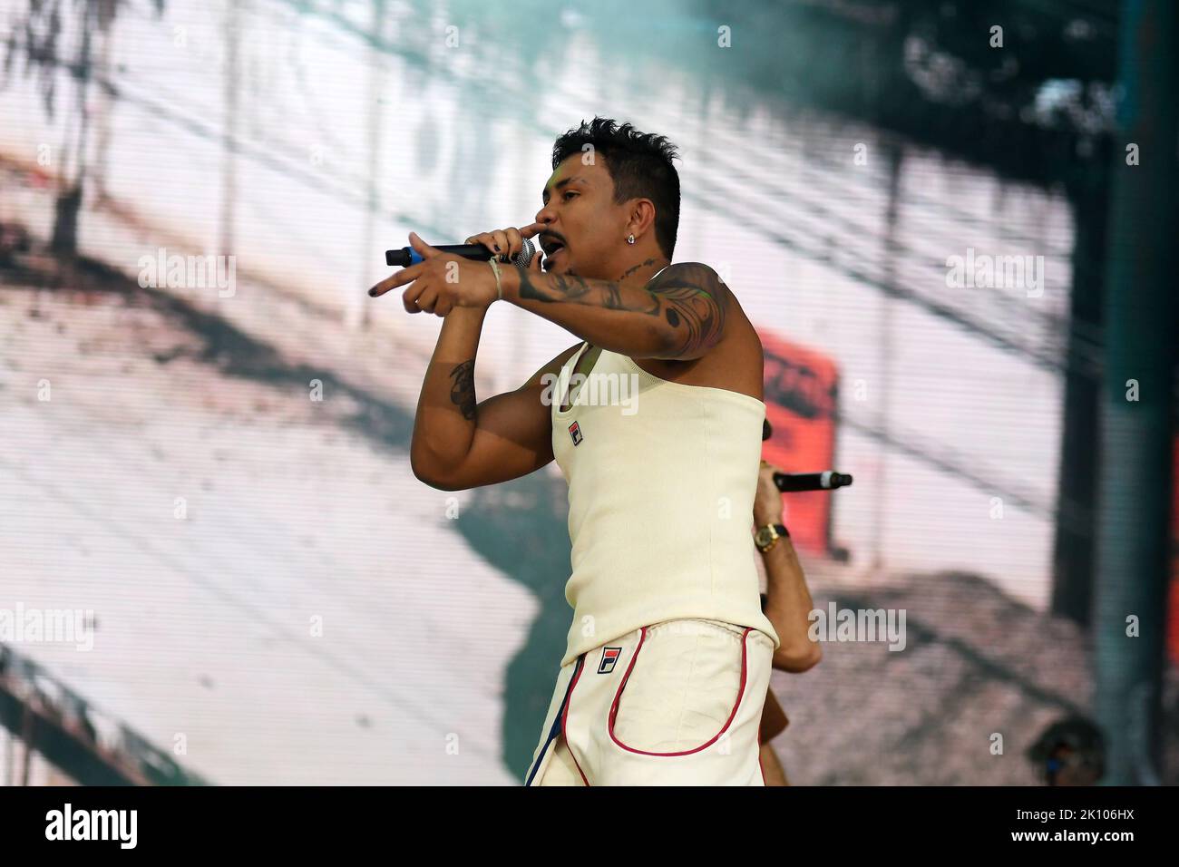 Rio de Janeiro, Brazil,September 3, 2022. Singer and rapper Shamã ...