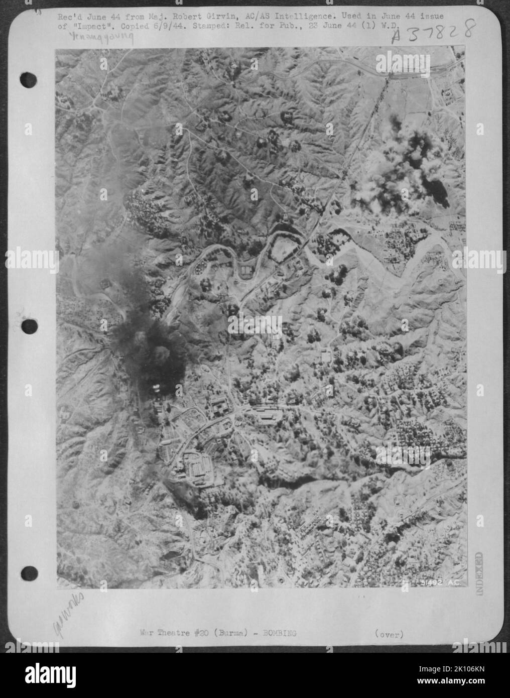 Aircraft, Burma, India & Bombing Stock Photo - Alamy
